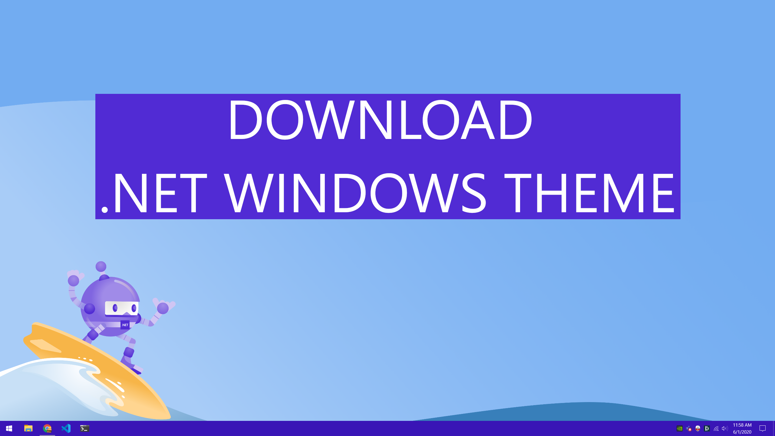 Download .NET Windows Theme based on the new .NET Brand GitHub repo